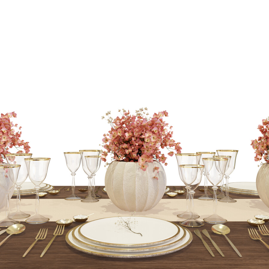 ArtStation - Table Setting Decoration | Resources