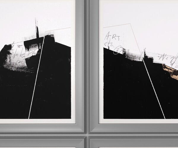 ArtStation - Art Frams 33- Black Painting | Resources