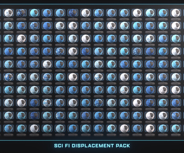 ArtStation - 200 Sci Fi Ai Displacement Map Pack | Resources