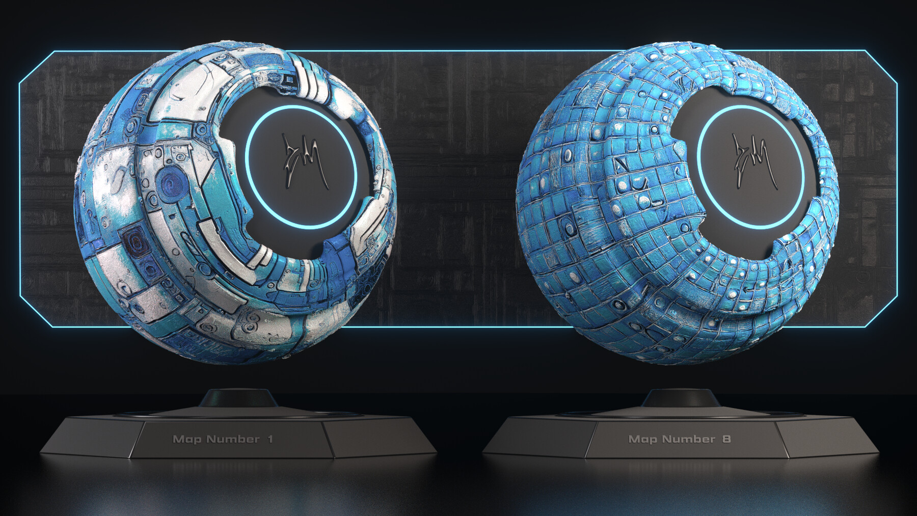 ArtStation - 200 Sci Fi Ai Displacement Map Pack | Resources