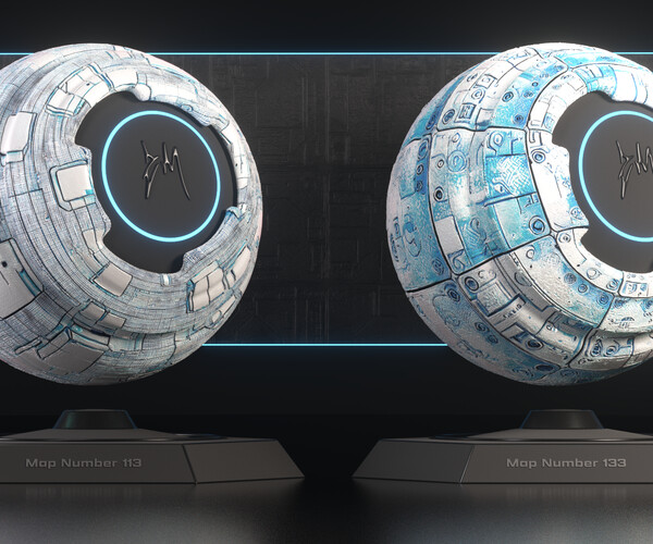 ArtStation - 200 Sci Fi Ai Displacement Map Pack | Resources