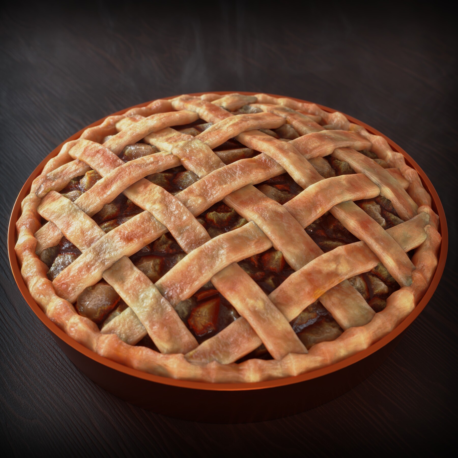 ArtStation - Apple Pie With Procedural Materials (Blender) | Resources