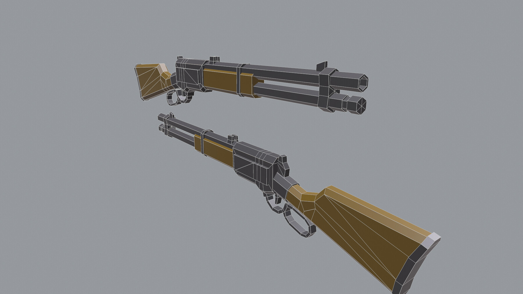 ArtStation - low poly guns pack | Game Assets