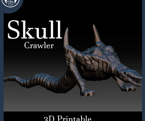 ArtStation - Skull Crawler 3D Printable | Resources