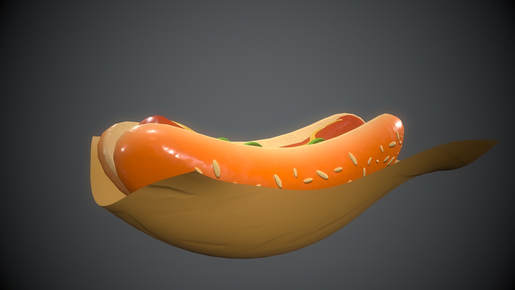 ArtStation - 3D Hot Dog | Game Assets