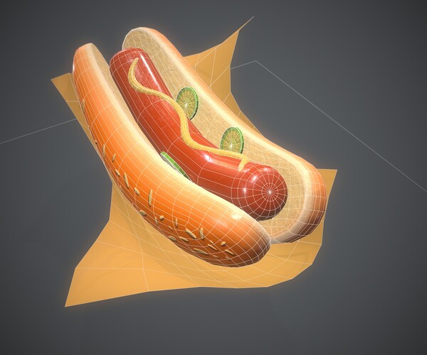 ArtStation - 3D Hot Dog | Game Assets