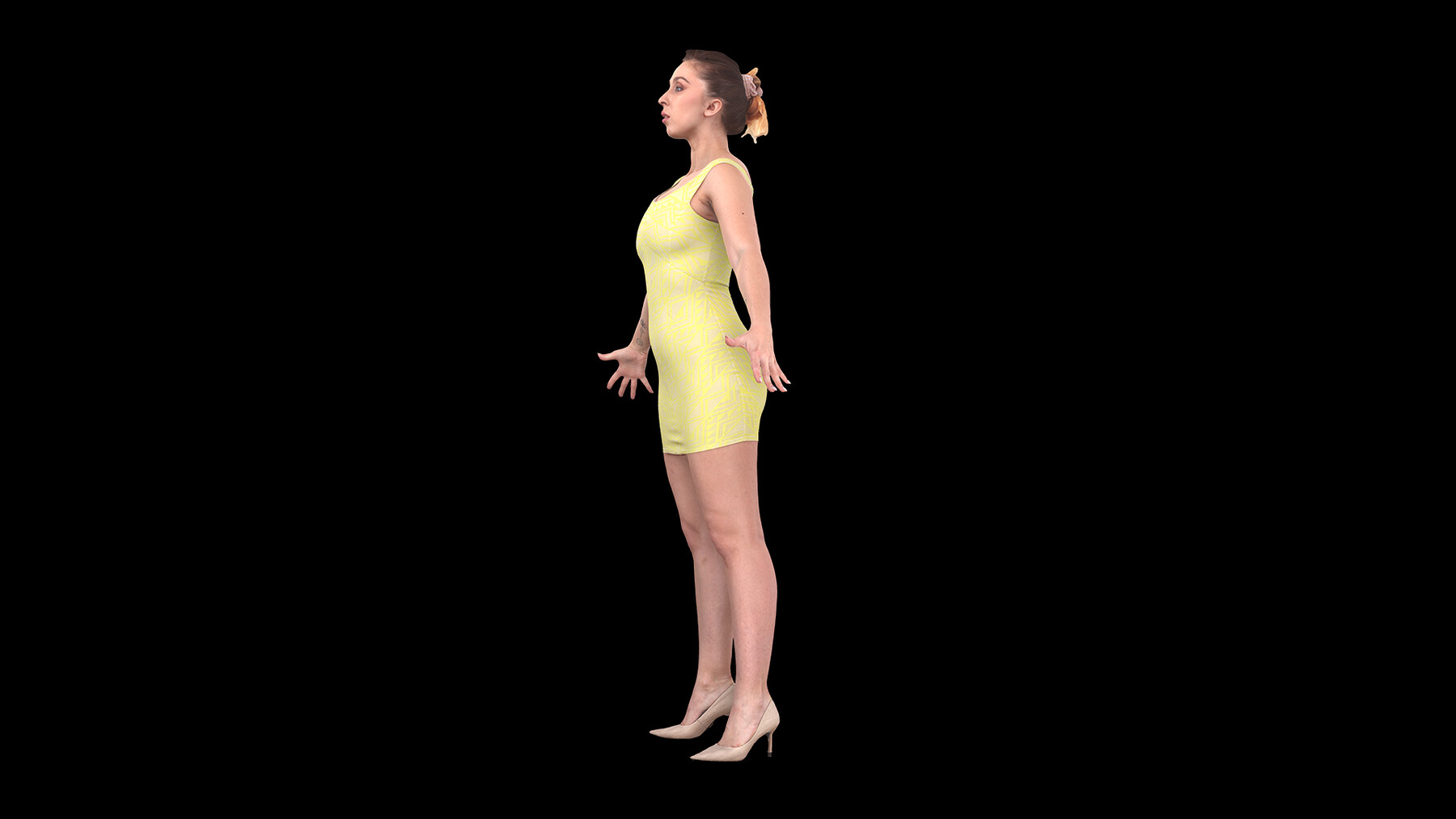 ArtStation - Clean A Pose Scan | Mia Brown Dressed | Resources