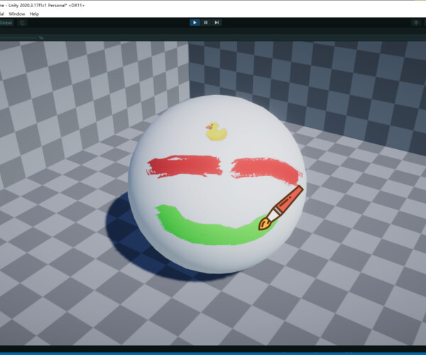 ArtStation - Unity Tool - Paint On 3D Model | Game Assets