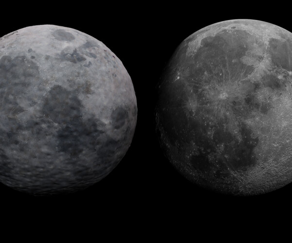 ArtStation - Moon Photoscan and Shrinkwrap | Game Assets