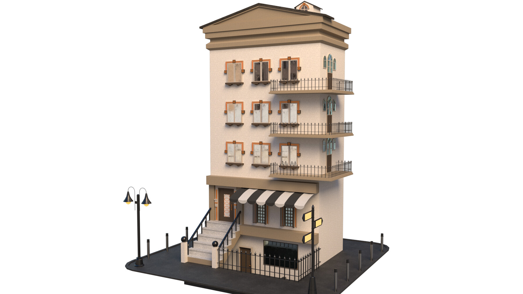 ArtStation - Cartoon Building | Resources