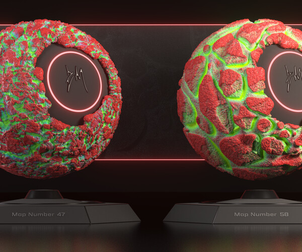 ArtStation - 200 Field Ai Displacement Map Pack | Game Assets