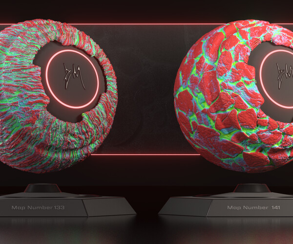 ArtStation - 200 Field Ai Displacement Map Pack | Game Assets