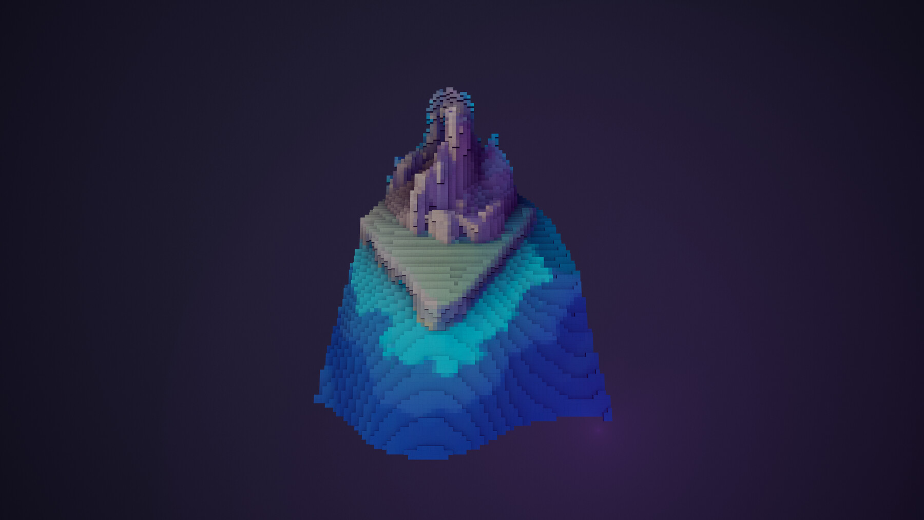 ArtStation - Voxel Depth atlantis 600 fbx kit | Game Assets