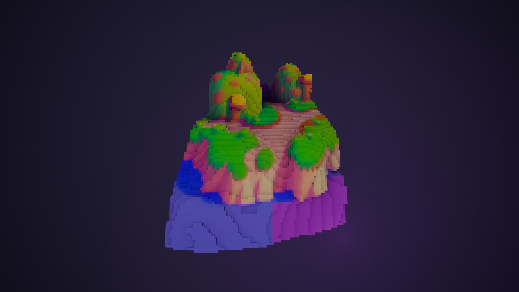 ArtStation - Voxel world Iso Kid 500 fbx kit | Game Assets