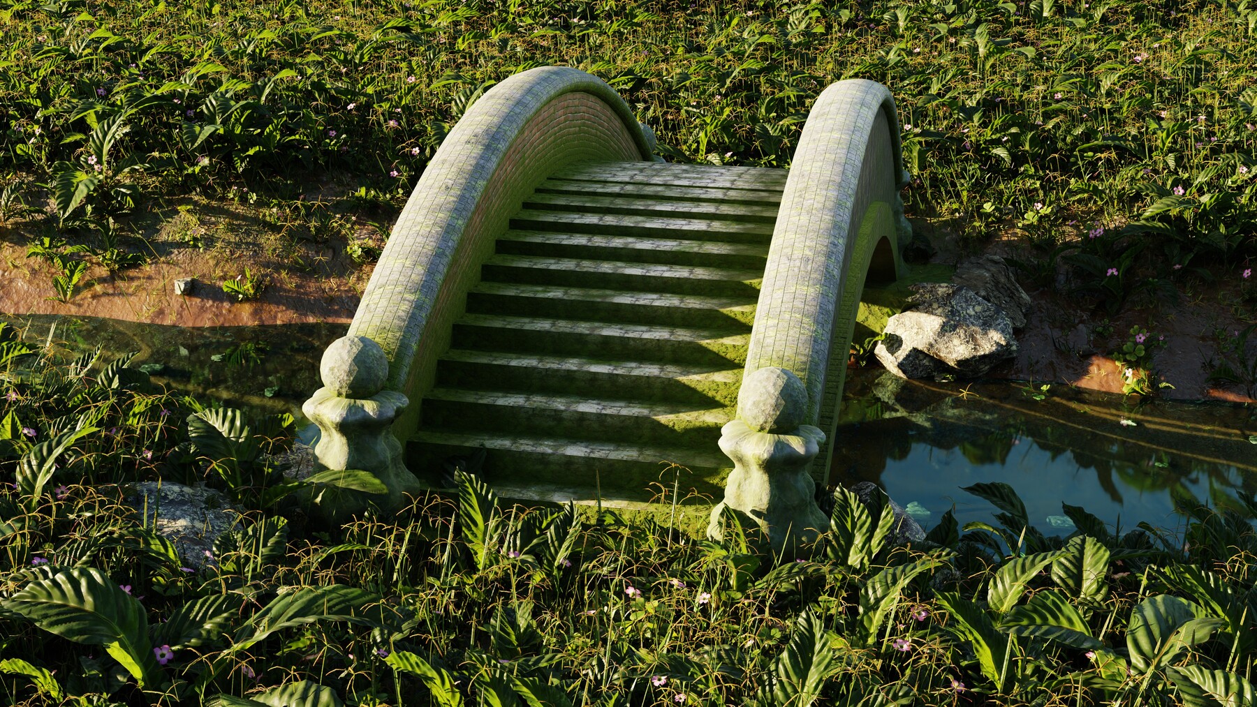 ArtStation - Procedural Bridge Generator (Stone and Bricks) (Geometry ...