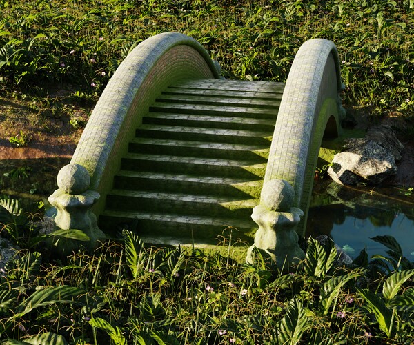 ArtStation - Procedural Bridge Generator (Stone and Bricks) (Geometry ...