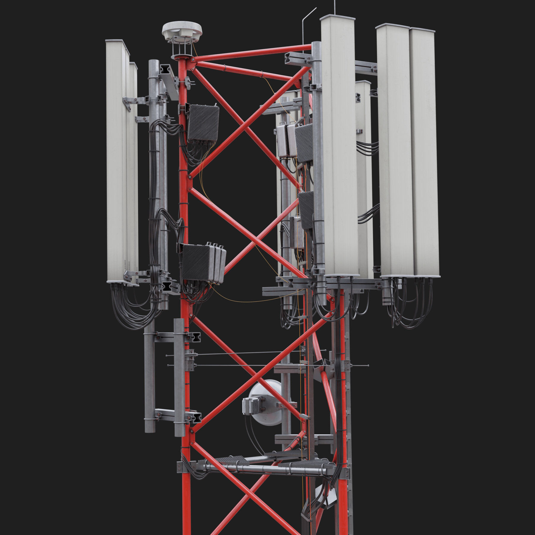 ArtStation - Telecommunication Cellphone Tower 3D Model | Resources