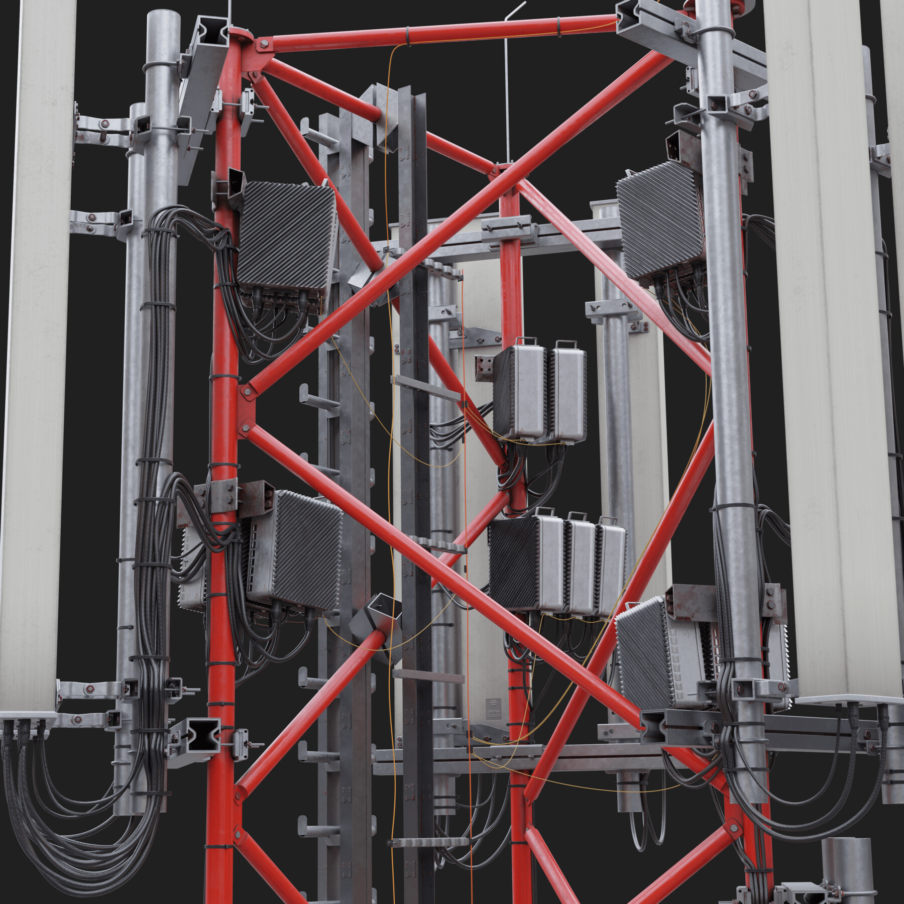 ArtStation - Telecommunication Cellphone Tower 3D Model | Resources