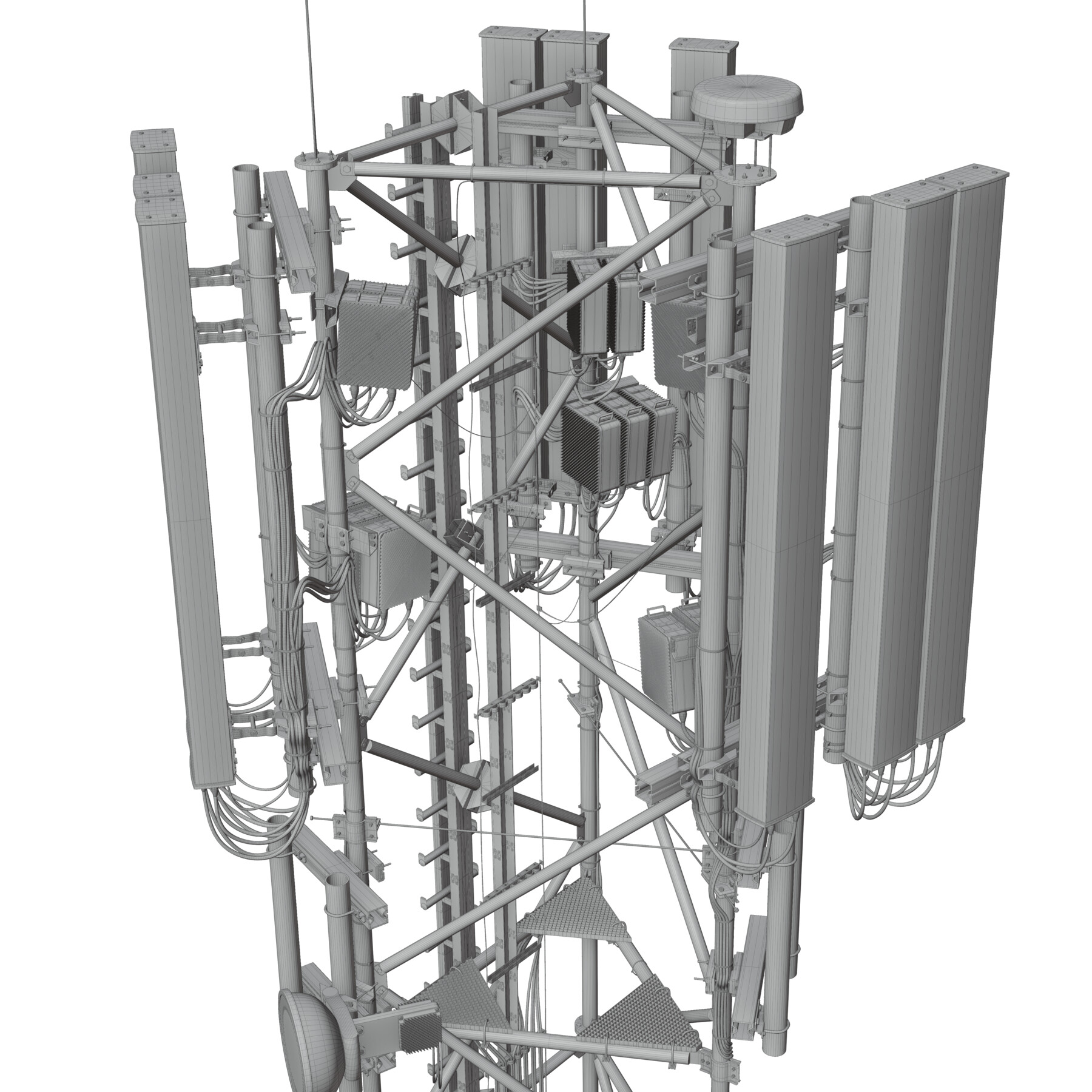 ArtStation - Telecommunication Cellphone Tower 3D Model | Resources