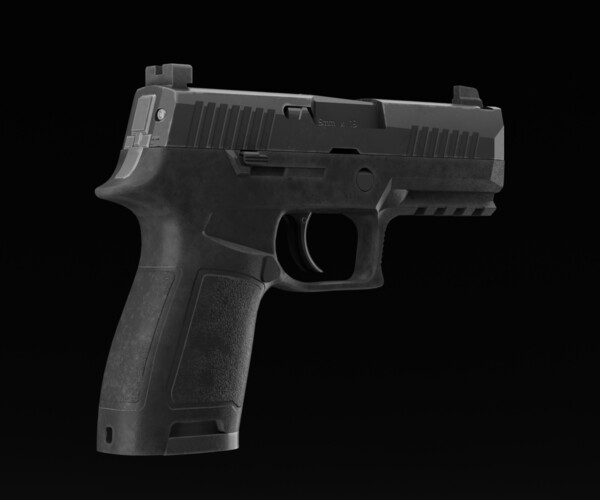 ArtStation - Pistol P320 | Game Assets