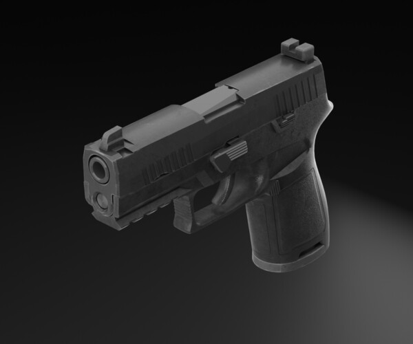 ArtStation - Pistol P320 | Game Assets
