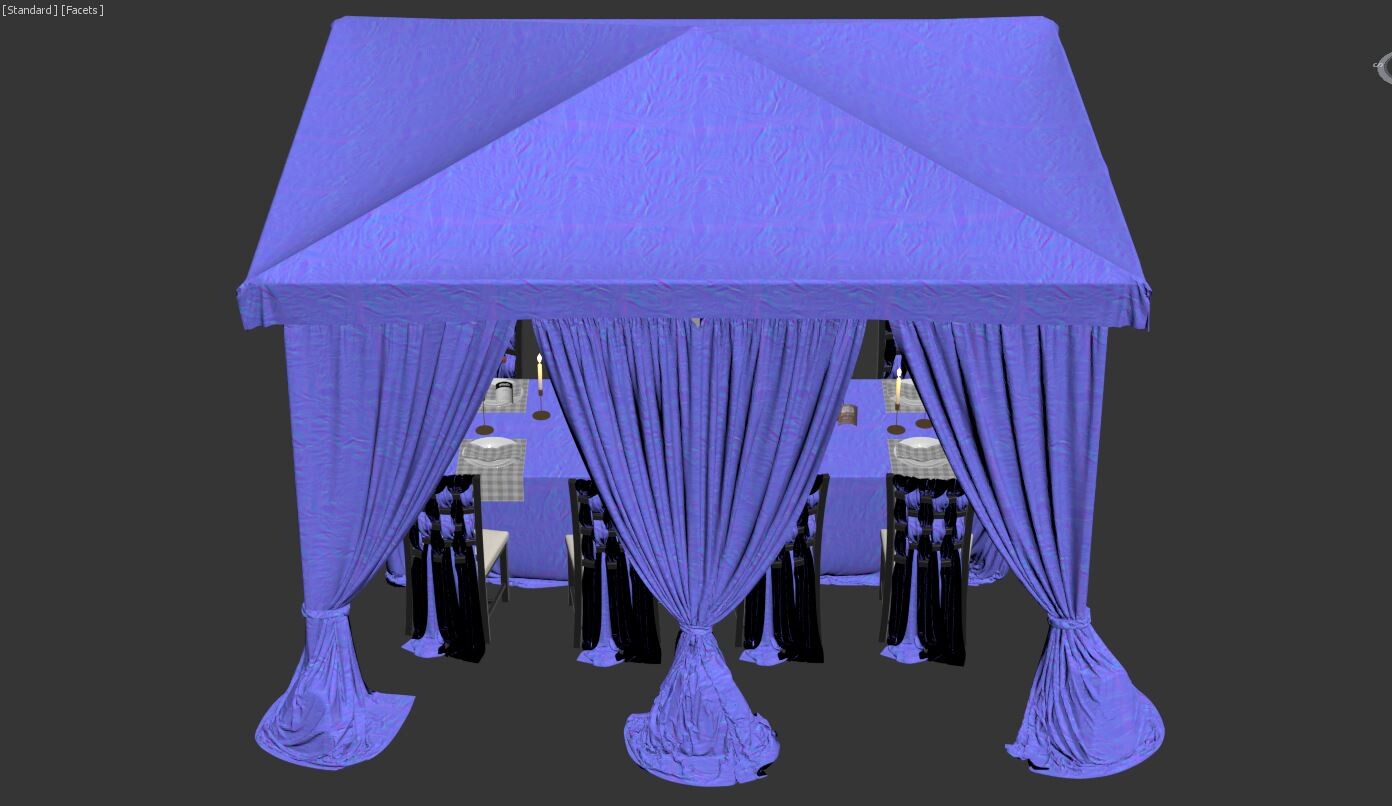 ArtStation - Wedding tent | Resources