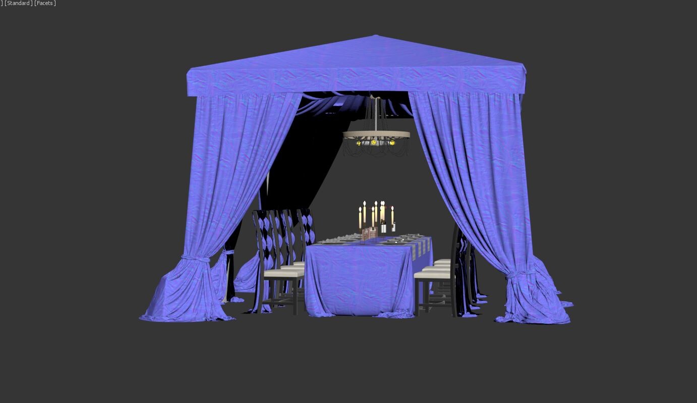 ArtStation - Wedding tent | Resources