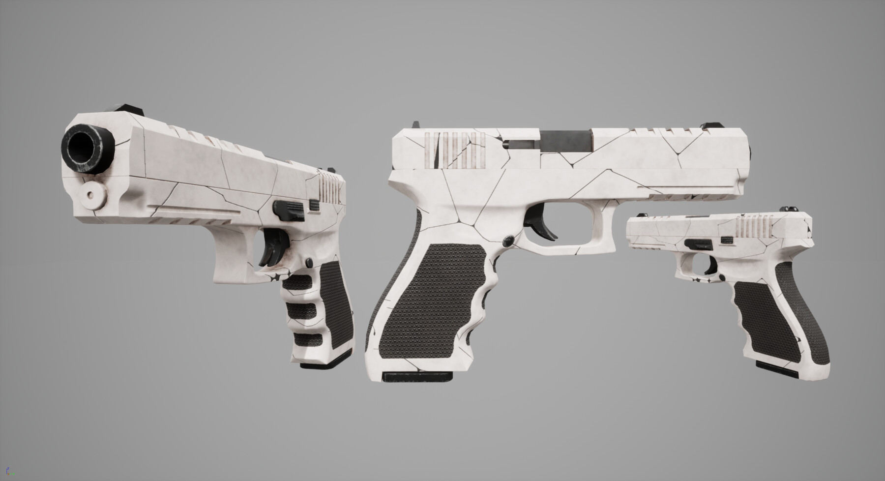 ArtStation - Handgun - Plus extra skins | Game Assets