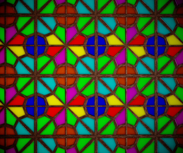 ArtStation - 15 Stylized Stained Glass Materials In Substance Painter ...