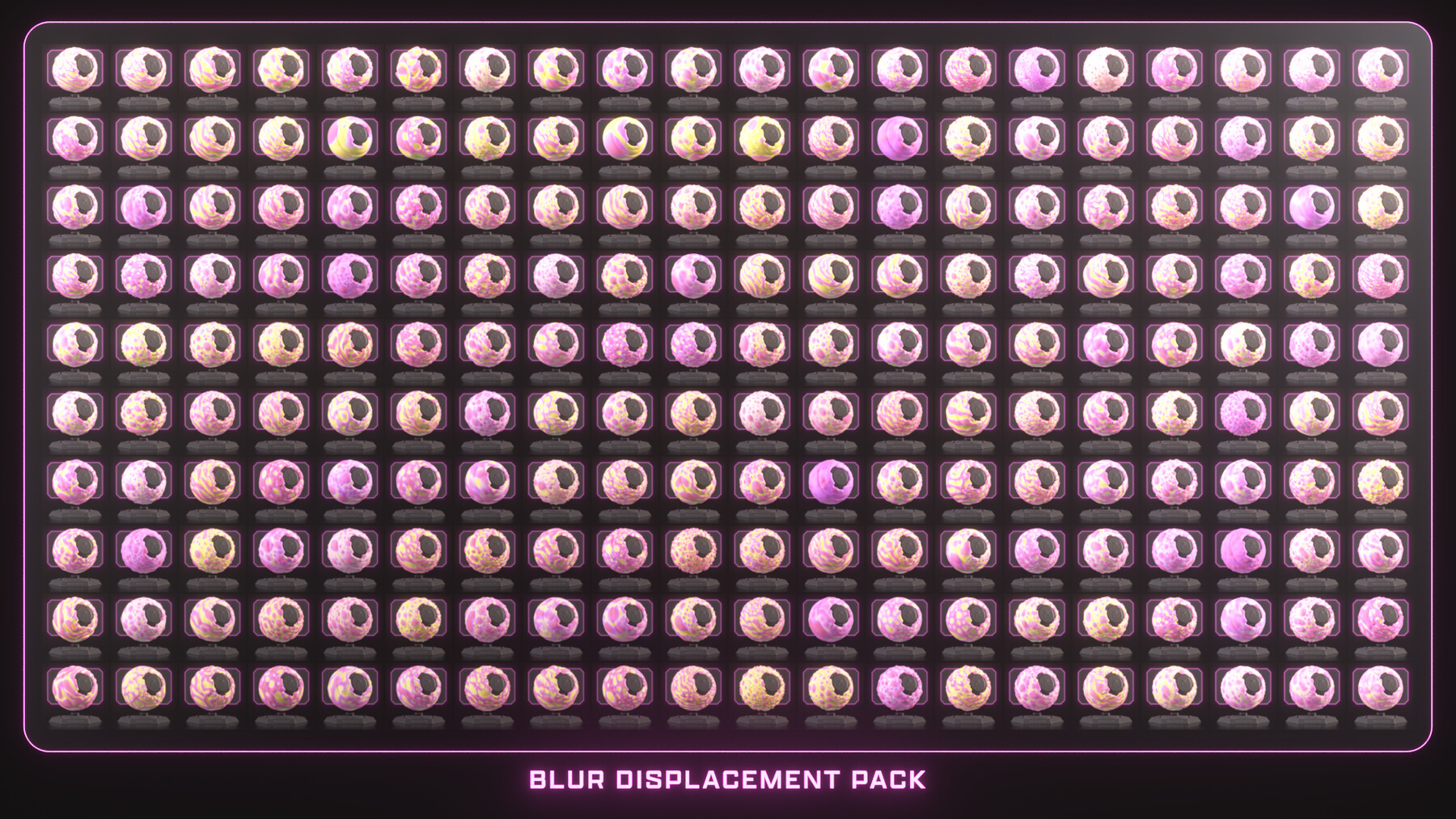 ArtStation - 200 Blur Ai Displacement Map Pack | Resources