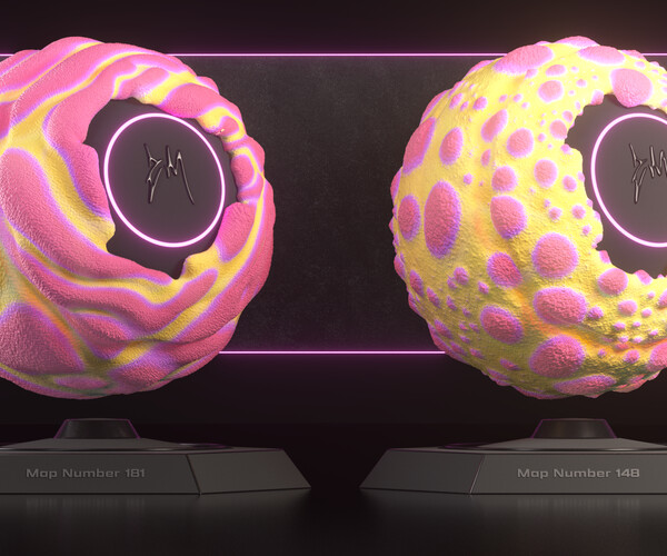 ArtStation - 200 Blur Ai Displacement Map Pack | Resources