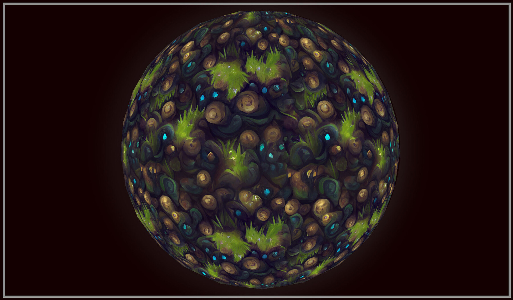 ArtStation - Grass Magic Forest Floor: 20 TEXTURES (Hand-painted ...