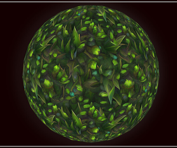 ArtStation - Grass Magic Forest Floor: 20 TEXTURES (Hand-painted ...