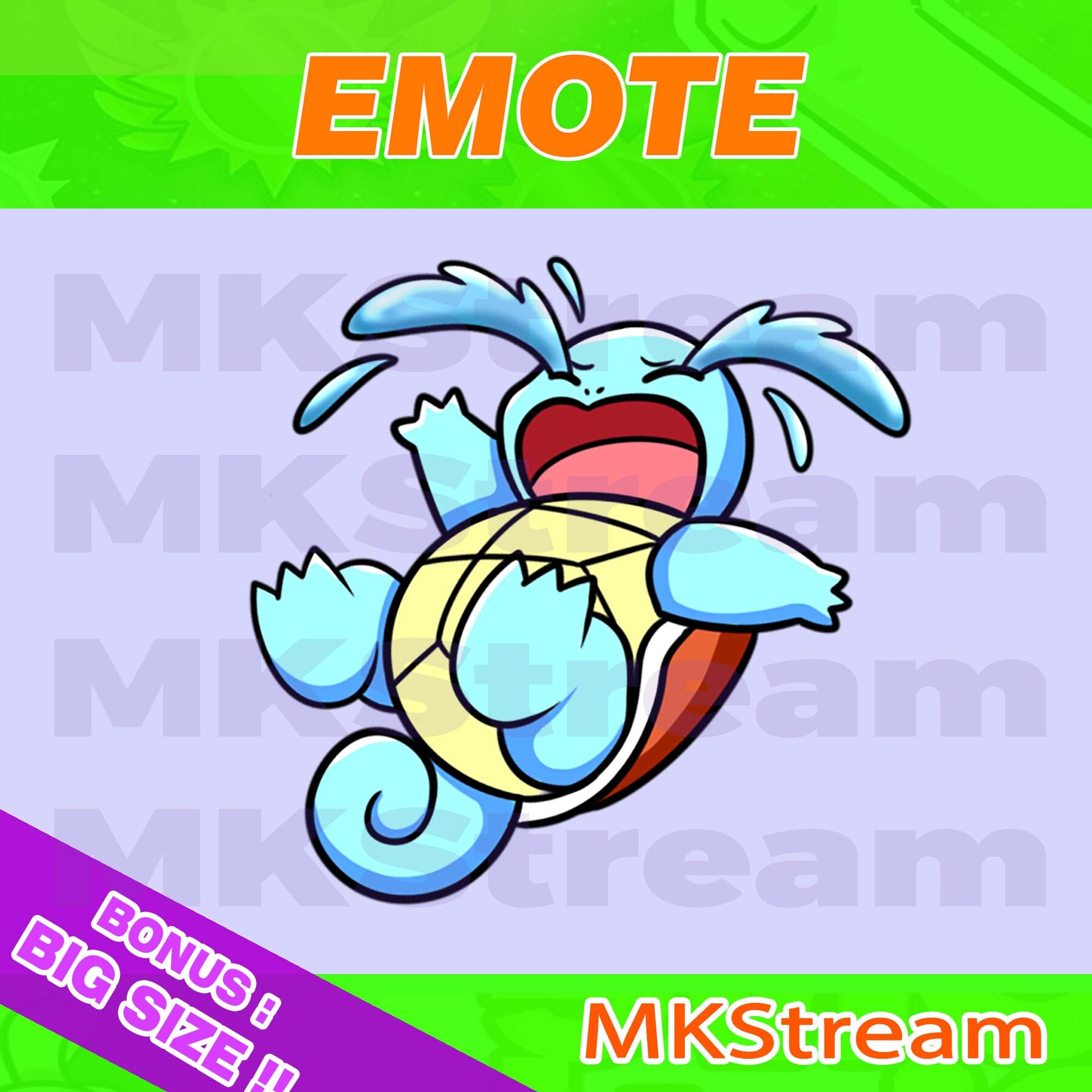 ArtStation - Twitch emotes pokemon squirtle cry | Artworks