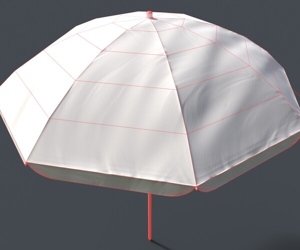 ArtStation - PBR Beach Parasol | Game Assets