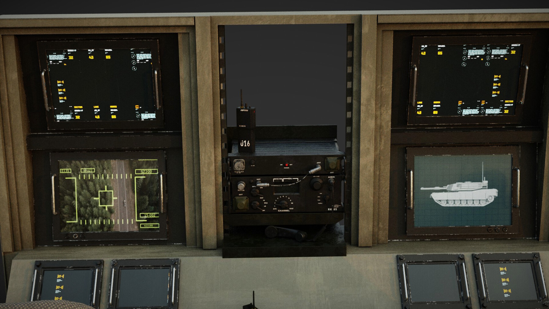 ArtStation - HUD control console | Game Assets