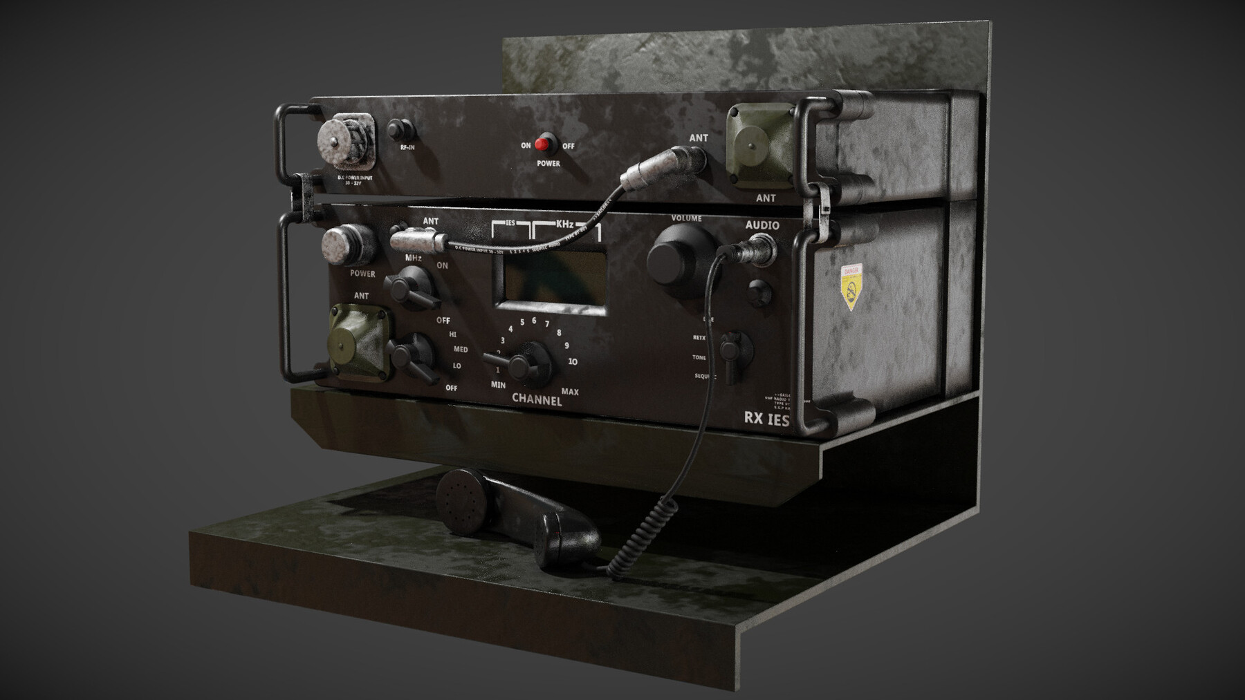 ArtStation - HUD control console | Game Assets