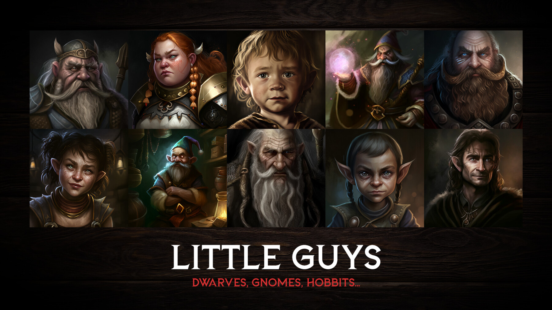 ArtStation - Fantasy Humanoid Portraits | Game Assets