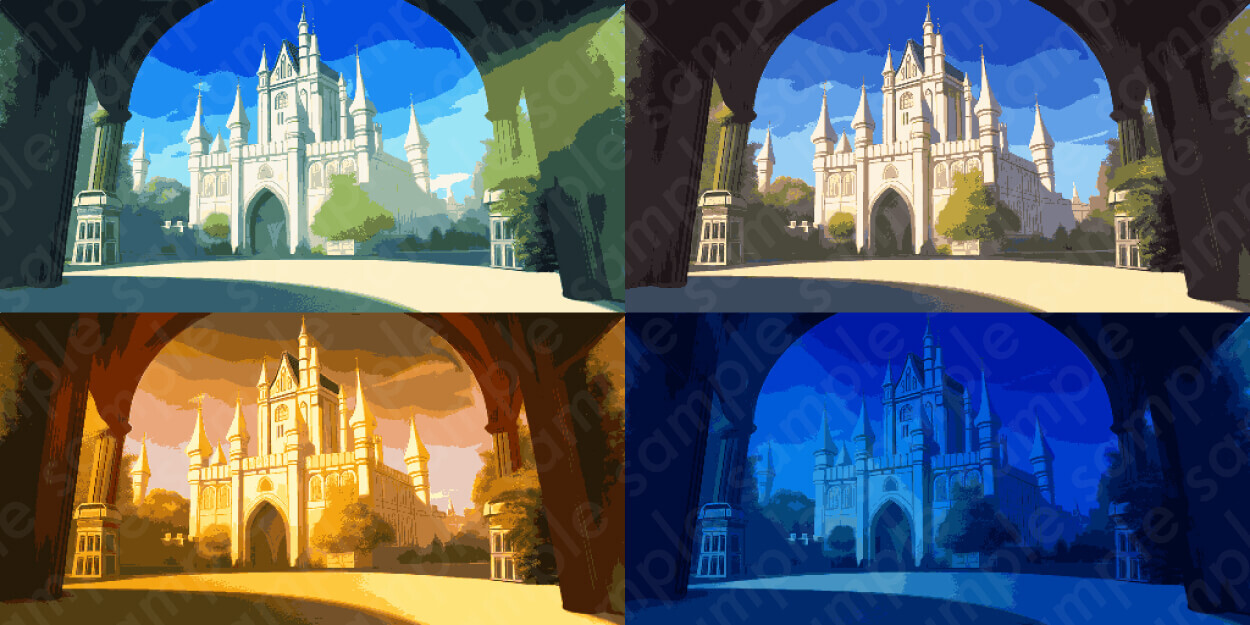 ArtStation - [Pixel Art │ 80 backgrounds] Castle, town, nature, fantasy ...