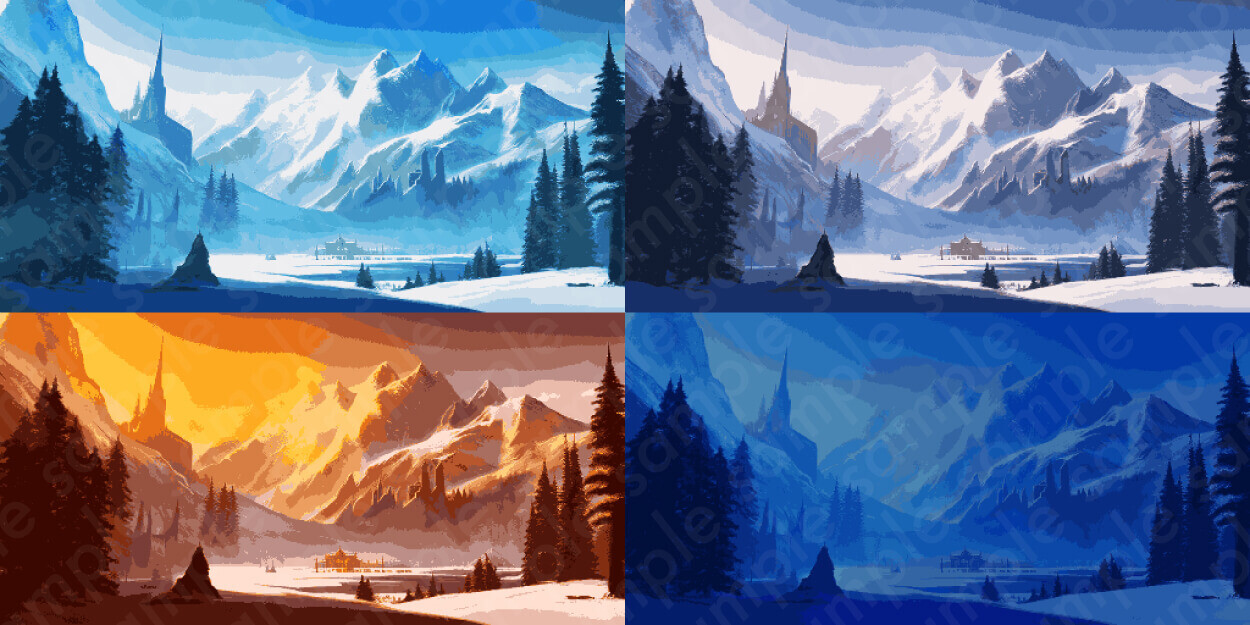 ArtStation - [Pixel Art │ 80 backgrounds] Castle, town, nature, fantasy set A, 20 types x 4 ...