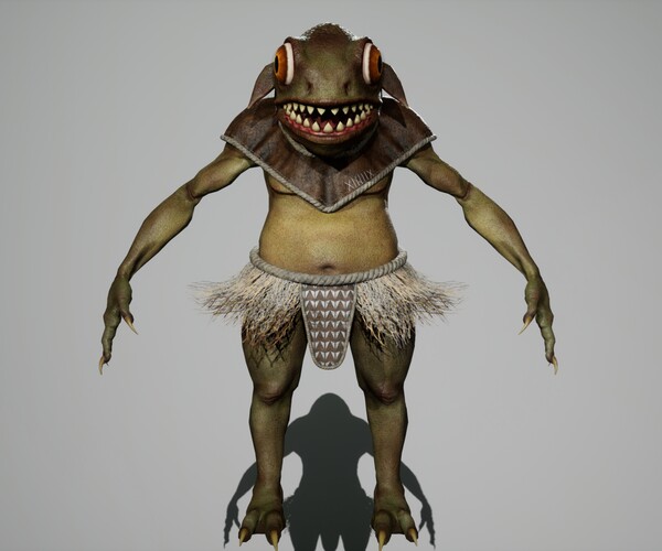 ArtStation - Gecko warrior | Game Assets