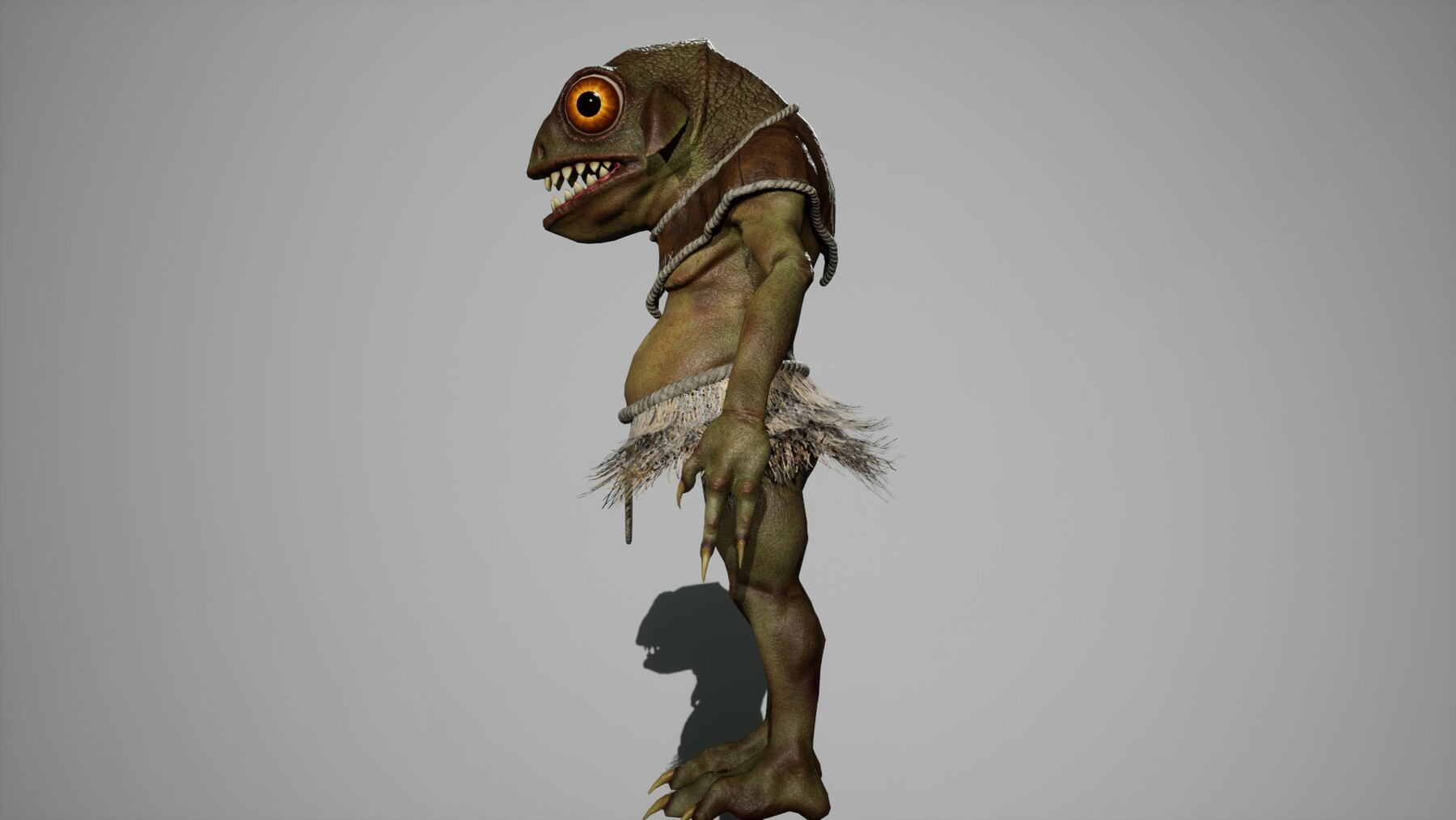 ArtStation - Gecko warrior | Game Assets