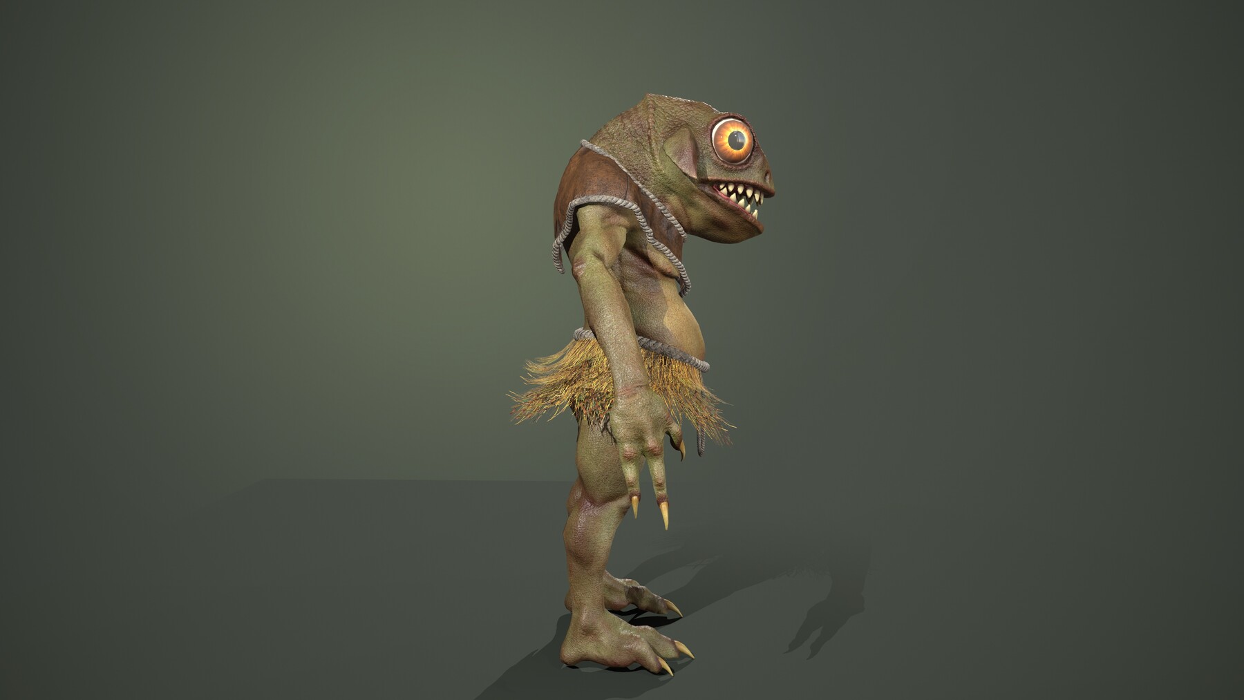 ArtStation - Gecko warrior | Game Assets