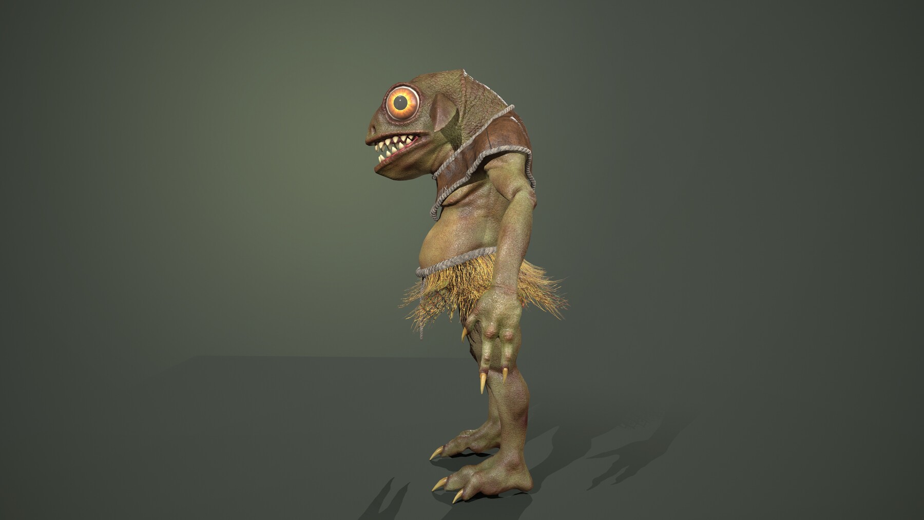 ArtStation - Gecko warrior | Game Assets