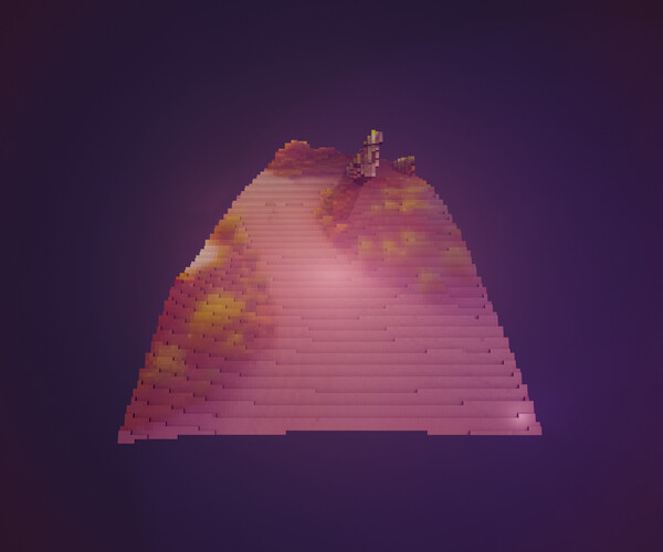 ArtStation - Voxel world desert 100 fbx kit | Game Assets