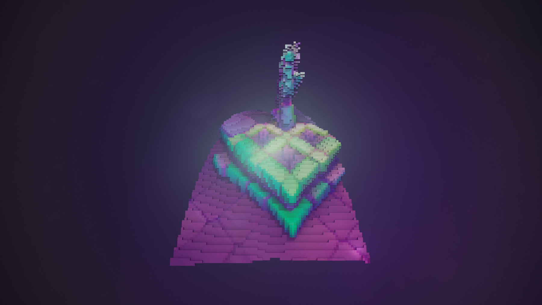 ArtStation - Voxel world happy color 300 fbx kit | Game Assets