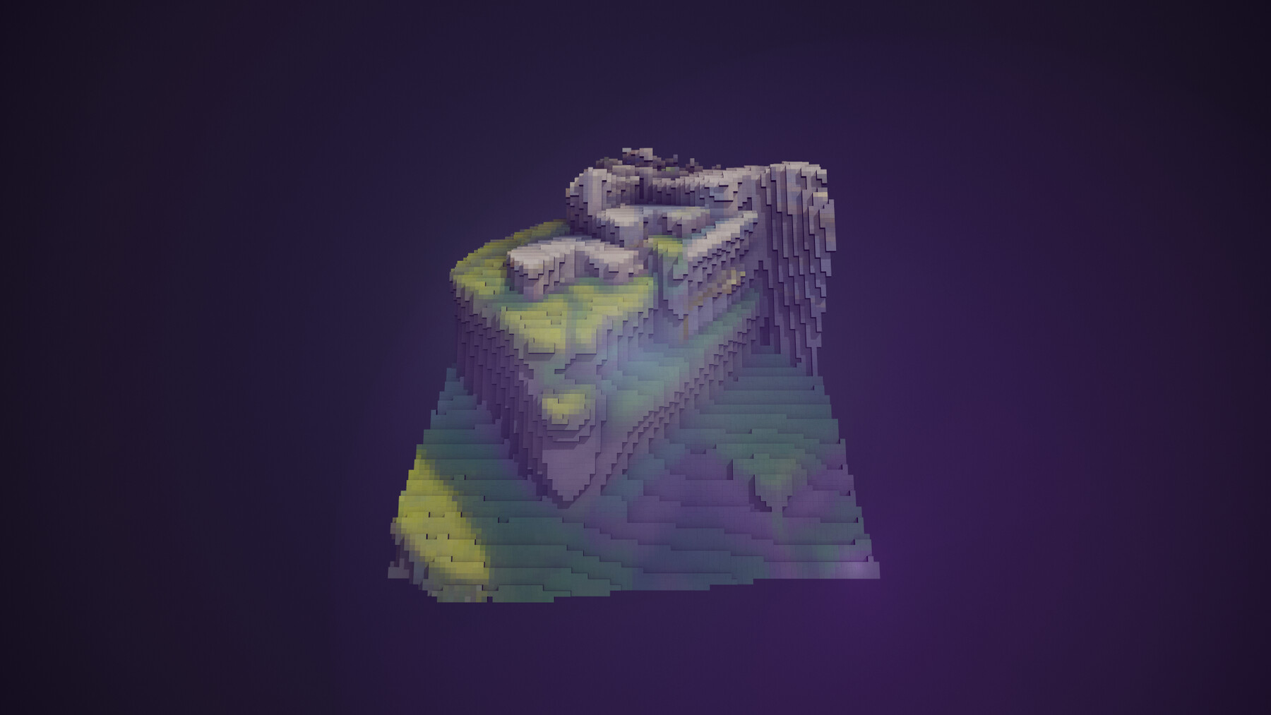 ArtStation - Voxel world lab 160 fbx vertex color | Game Assets