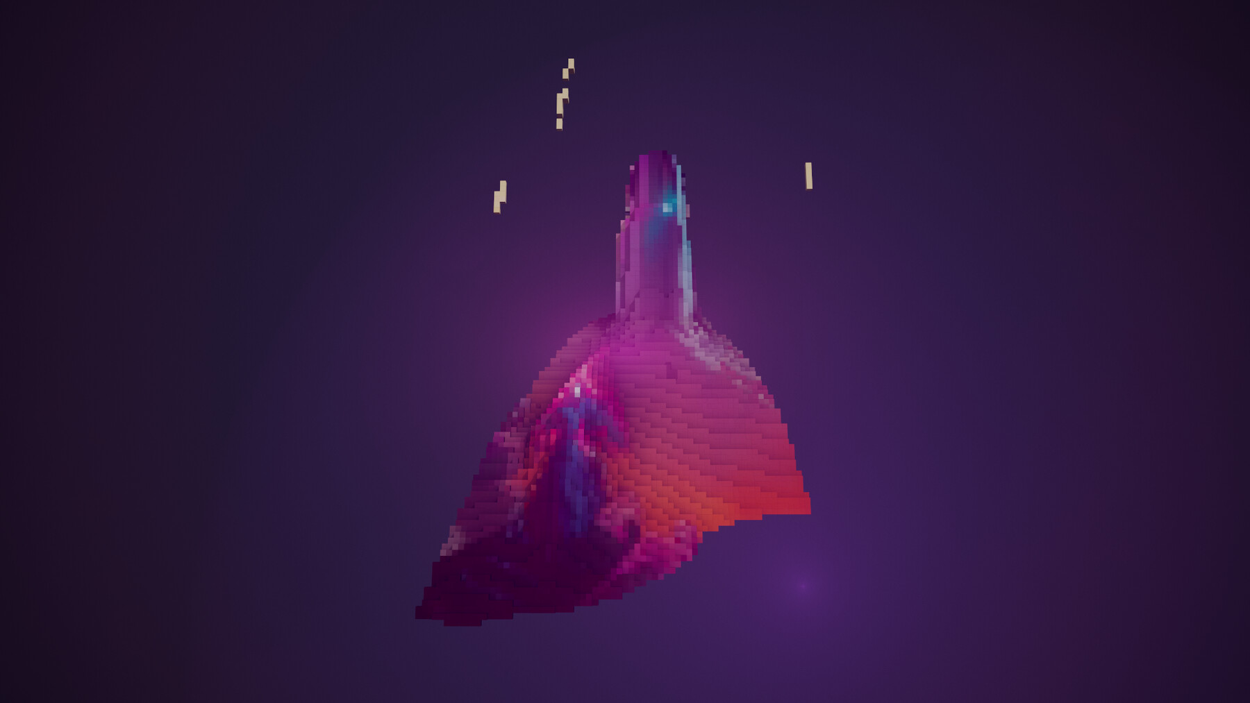 ArtStation - Voxel world tower 340 fbx vertex color | Game Assets