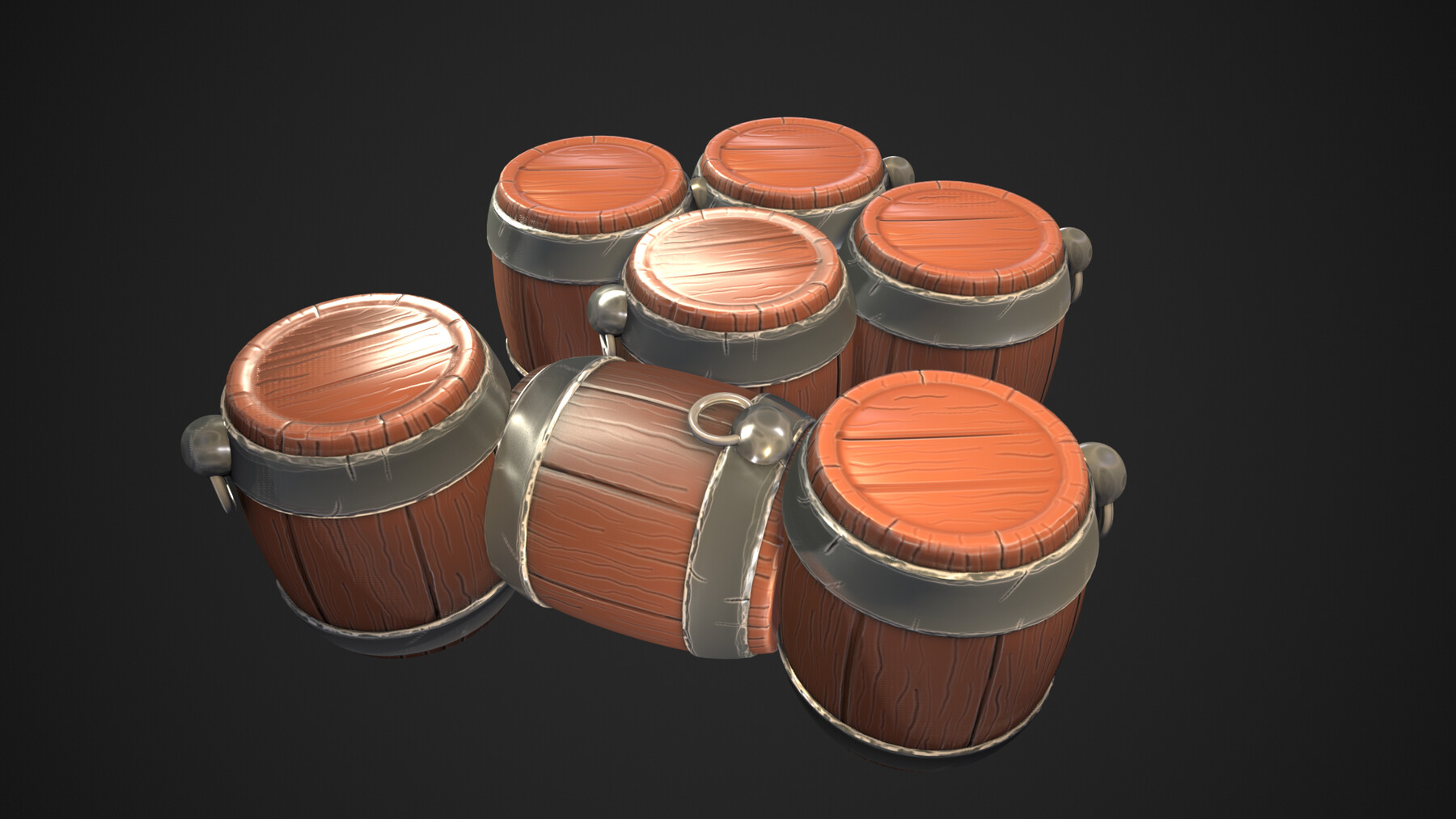 ArtStation - Free Barrel | Game Assets