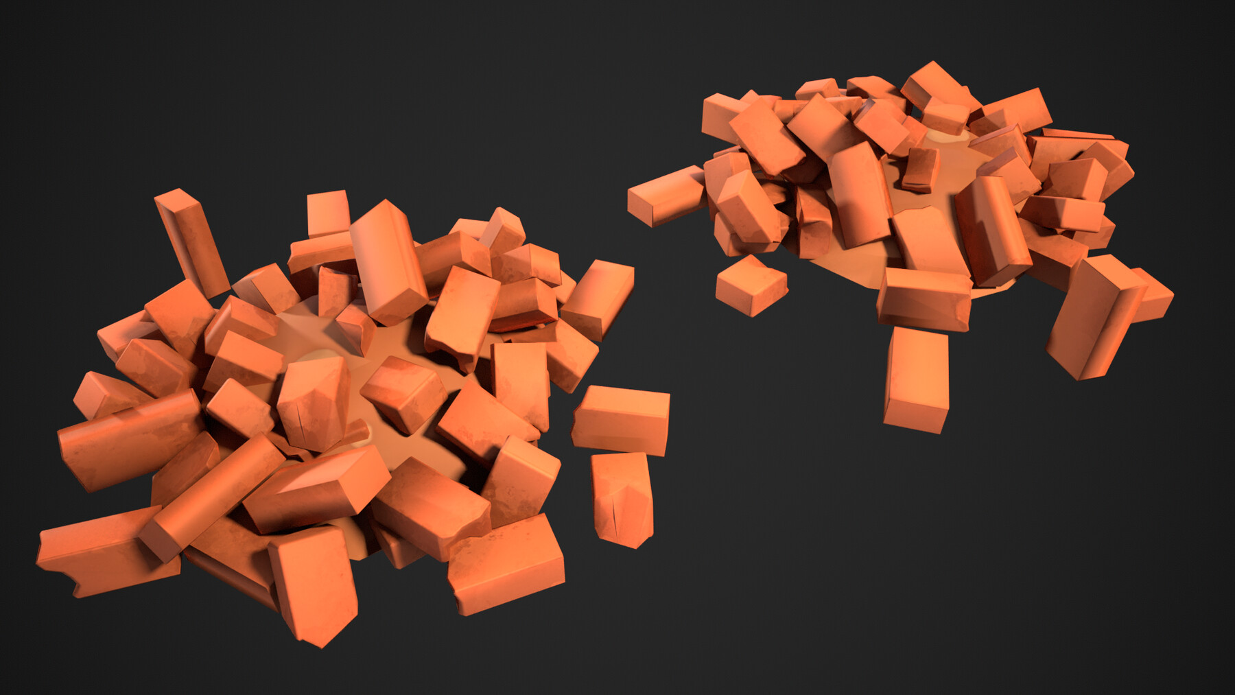 ArtStation - Pile Of Bricks | Game Assets